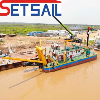 China 380t Total Weight Full Dismountable 26inch Cutter Suction Dredger for River Dredging for sale