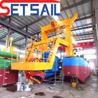 China 30m Maximum Dredging Depth Diesel Cutter Suction Dredger with ISO9000 Certification for sale