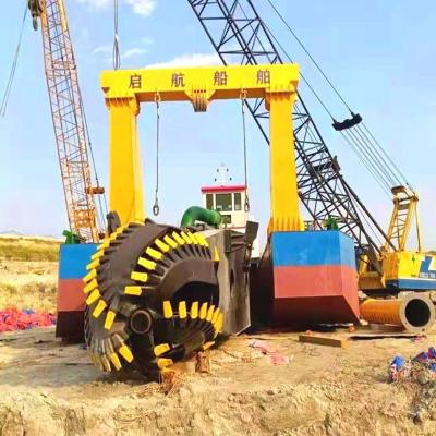 China 1400 Cubic Meter Capacity Hydraulic Diesel Engine Cutter Suction Dredger for River Sand for sale