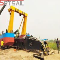 China 1900.00cm * 400.00cm * 250.00cm Package Size Water Flow 9000m3 Cutter Suction Dredger for sale