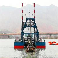 China Diesel Engine River Sand Pump Cutter Suction Dredger Machinery for Sand Processing for sale