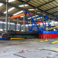 China Carriage Optional Cutter Suction Sand Mud Dredging Machinery with Water Flow Meter for sale