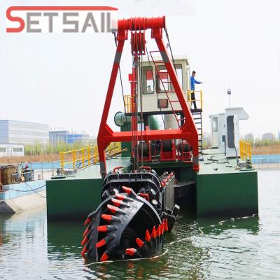 China Design Diesel Engine Power Cutter Suction Dredging Machinery with Depth Sounder Meter for sale