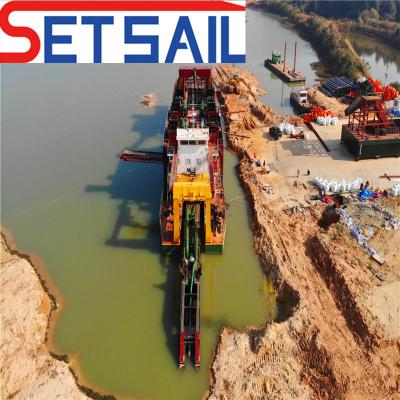 China 100-3000 m3/h Capacity Full Automatic Cutter Suction Dredging Machinery for River Lake for sale