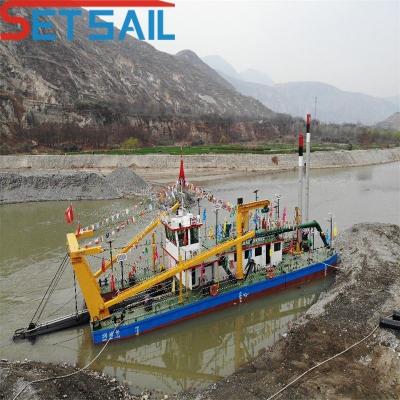 China Cummins /1000kw Auxiliary Enigne Power 28inch Water Flow 7000m3 Cutter Suction Dredger for sale