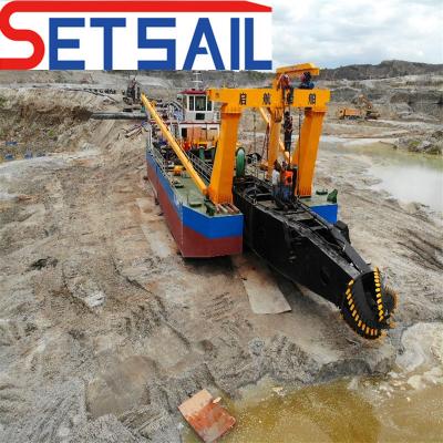 China DM-23 Hydraulic Cutter Dredging Sand Machinery with Cutter Suction Total Length 18-50 Meter for sale