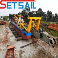 China 26 Inch Cutter Suction Dredger for Lake Sand 1200m3 Soild Capacity 6000m3 Pump Water Flow for sale