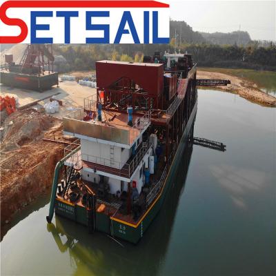 China Various Applications 6000m3 Water Flow 26inch Cutter Suction Mud Dredger for Sand for sale