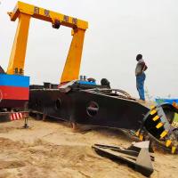 China Land Reclamation Rive Sand Pump Cutter Suction Dredging Ship with 60-4000m3 Capacity for sale