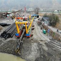 China 32inch Cutter Suction Dredger with Cummins Harbour Generator 103kw and 7500m3 Water Flow for sale