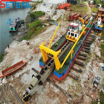 China CTS Slot Type 7500m3 Hydraulic Cutter Head Diesel Engine Sand Dredger for Reclamation for sale