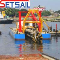 China 32inch 7500m3 Cutter Suction Sand Dredger with Underwater Pump at 50m Total Length for sale