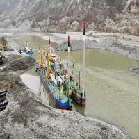 China 380ton Made 32 Inch Cutter Suction Dredger with Underwater Pump and Cumins Diesel Engine for sale