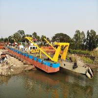 China 380ton Made 32 Inch Cutter Suction Dredger with Underwater Pump and Cumins Diesel Engine for sale