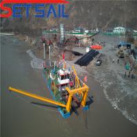 China 32inch Hydraulic River Sand Cutter Suction Dredger with Anchor Boom and Hydrocyclone for sale
