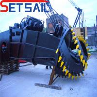 China 32inch Hydraulic River Sand Cutter Suction Dredger with Anchor Boom and Hydrocyclone for sale