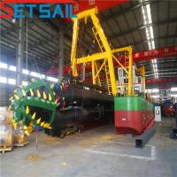 China US 3000/Set Electric Power 32inch Cutter Suction Dredger with Booster Station for sale