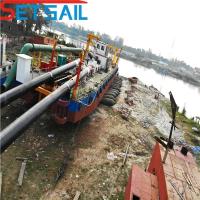China US 3000/Set Electric Power 32inch Cutter Suction Dredger with Booster Station for sale