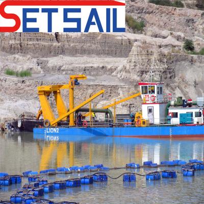 China 32 Inch Cutter Suction Dredger with Anchor Boom and Maximum Discharge Distance of 1500m for sale