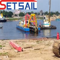 China US Currency Diesel Engine Cutter Suction Dredging Boat for Sand Mining in Rivers for sale