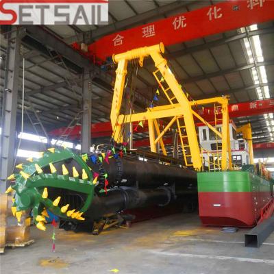 China 15 Meter Dredging Depth Rexroth Hydraulic Cutter Suction Sand Boat with Hydrocyclone Pump for sale