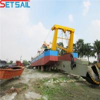 China Dredging Boat Hydraulic Pump Cutter Suction Dredger with Dredging Depth of 15 Meters for sale