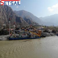 China 5000 Cubic Meter Water Flow Diesel Engine Cutter Suction Dredging Sand Boat for River Mud for sale