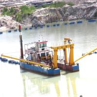 China Powerful Diesel Engine 26inch Cutter Suction Dredger with 2000m Discharge Distance for sale