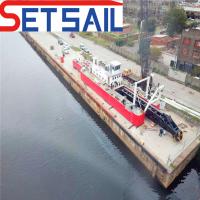 China 12mm Bottom Plate Low Failure Cutter Suction Dredging Sand Boat with Water Flow Meter for sale