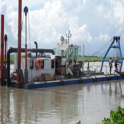 China 15 Meter Dredging Depth Diesel Power Type Cutter Suction Dredger with Concentration Meter for sale