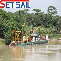 China 1800m3 Soild Capacity 26inch Cutter Suction River Sand Dredger with Land Booster Station for sale