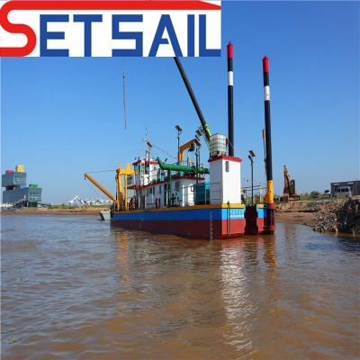 China Full Hydraulic Cutter Suction Dredging Boat with 8.8 Meter Width and Siemens PLC for sale