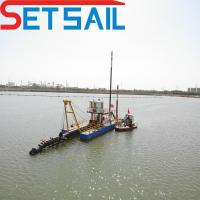 China 12mm Bottom Plate Diesel Engine 10 Inch Cutter Suction Boat with Hydraulic Pump AEHKI-34 for sale