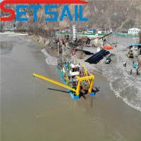 China 12mm Bottom Plate Diesel Engine 10 Inch Cutter Suction Boat with Hydraulic Pump AEHKI-34 for sale