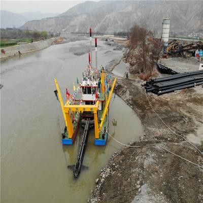 China 230000.000kg Package Gross Weight Sand Cutter Suction Dredger for Dredging 18 Inch Boat for sale