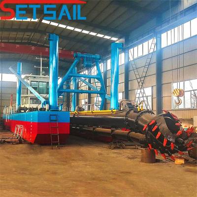 China 120-1000 Cubic Meter Capacity Customized Design Cutter Suction Dredger for River Sand for sale