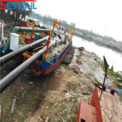 China 6 Inch Cutter Suction Dredging Sand Machinery with Long Distance Discharge Capability for sale