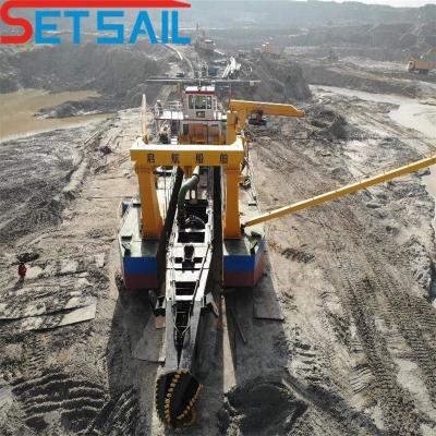 China 6inch Small Cutter Suction Dredger with Cummins 160kw-3000kw Diesel Engine Power for sale