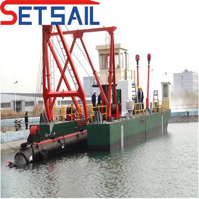 China Underwater Pump Hydraulic Cutter Suction Dredging Machine with Fada Gearbox for sale