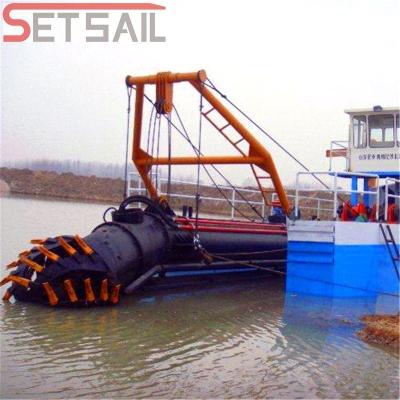 China Siemens PLC Diesel Engine Power River Sand Dredger with Cutter Head and Materials for sale