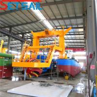 China Shijiazhuang Industrial Pump Cutter Suction Sand Dredger for River Mud Depth 2.2m-5m for sale