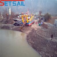 China Cummins Weichai Medium-Sized Cutter Suction Sand Dredger for Inland Waterway Cleaning for sale