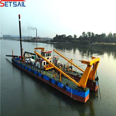 China 700 M3 Capacity Diesel Engine Sand Dredger with Hydraulic Cutter Head Refund Accepted for sale