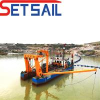 China 800 Cubic Meter Per Hour Capacity Cutter Suction Dredger for Sand Total Weight 180t for sale
