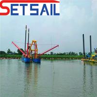 China 137L Total Fuel Consumption 18 Inch Cutter Suction Sand Dredger with Weichai Diesel Engine for sale