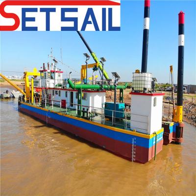 China 20 Inch Cutter Suction Sand Dredger with Underwater Pump and 170kw Cutter Head Power for sale