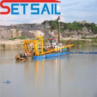 China 1800.00cm * 380.00cm * 250.00cm Hydraulic 24 Inch Cutter Suction Dredger with Depth Meter for sale