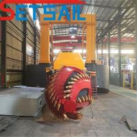 China 1800.00cm * 380.00cm * 250.00cm Hydraulic 24 Inch Cutter Suction Dredger with Depth Meter for sale
