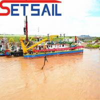 China 7.5m Width Cutter Suction Sand Dredger with Rexroth Hydraulic Pump and Diesel Engine for sale