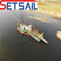 China 300kw Cutter Head Power Cummin Diesel Engine 24 Inch Sand Pump Cutter Suction Dredger for sale